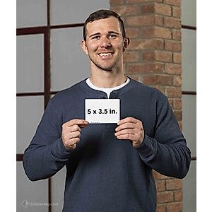 ComplianceSigns.com Push Until Alarm Sounds Door Can Be Opened In 15 Seconds Label Decal with Symbol, 5x3.5 in. 4-Pack Vinyl for Enter/Exit