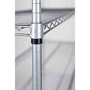 Omega 18" Deep x 42" Wide x 86" High 6 Tier Gray Starter Shelving Unit