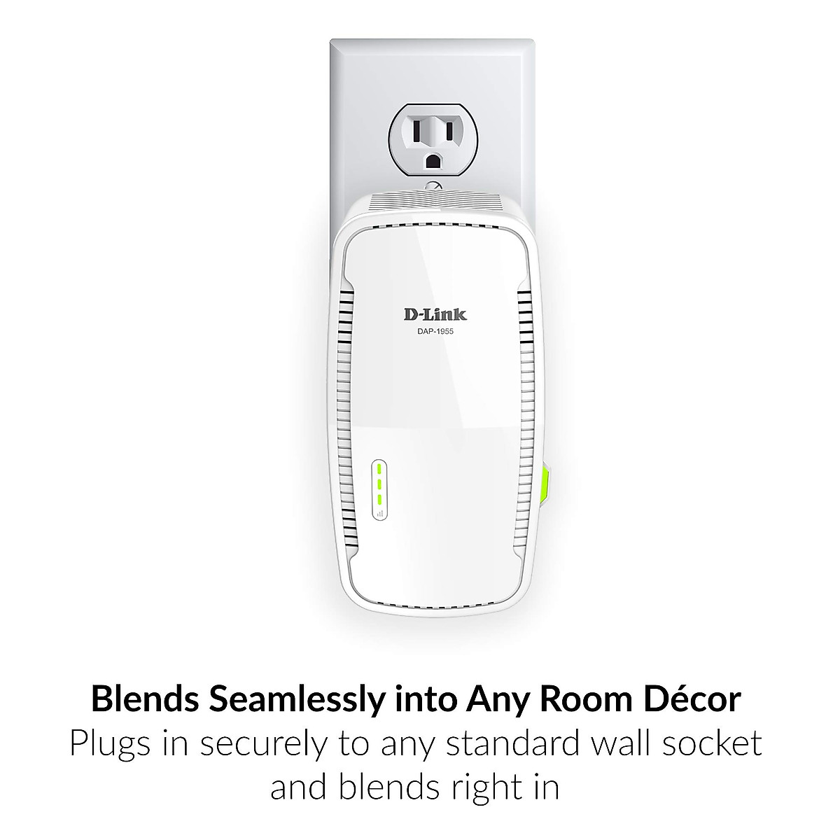 D-Link WiFi Range Extender Mesh Gigabit AC1900 Dual Band Wireless or Ethernet Port (DAP-1955-US) (Renewed)