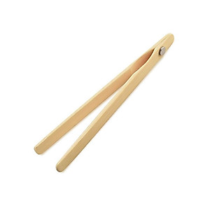 Smeg TSF01CRUS 50's Retro Style Toaster Bundle with Bamboo Tongs - (Cream) 2 Slice