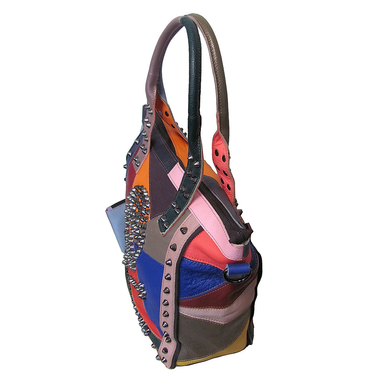 Amerileather QMetal Crossbones (Rainbow)