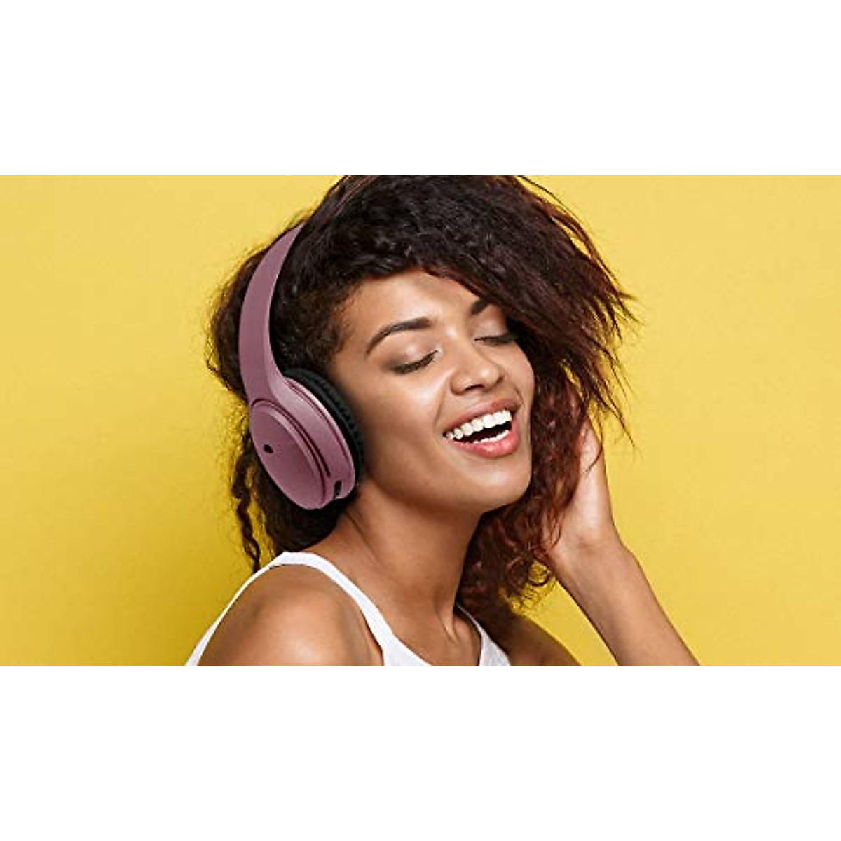 SoundBound Hands Free Wirless Over The Head Headphones Powerful Wireless Headphones Over Ear, Comfortable Big Cup (Pink)