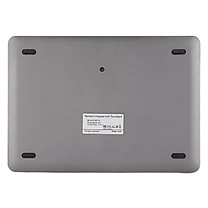 Sanpyl Numeric Keypad, 2.4G Bluetooth Number Pad Type C Numpad Keypad with Touchpad, Bluetooth 2.4G Dual Mode Laptop Keypad, for PC Desktop, Laptop, Notebook Computer(Grey)