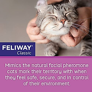 FELIWAY Classic Cat Calming Pheromone, 30 Day Refill - 1 Pack