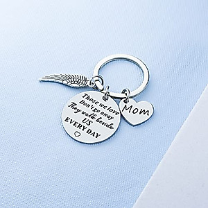 Grieving Mother Gifts Mom Memorial Gifts Keychain for Loss Of Mom Mother Sympathy Gifts for Loss Of Mom Loved One Father Grandma Papa Grieving Mother Gifts Passing Away Funeral Gifts for Mom Key Ring