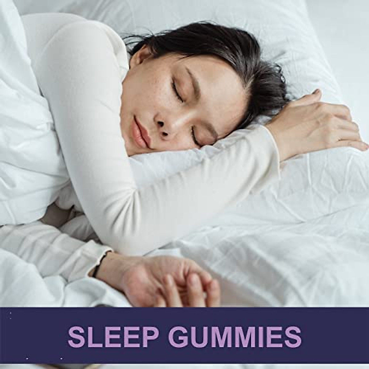 Hemp Sleep Gummies Triple Action | Promotes Healthy Sleep | Relaxes Body & Mind | Made in USA | 5mg Melatonin | 200mg Hemp | 10mg L-Theanine | 60 Organic Gummies