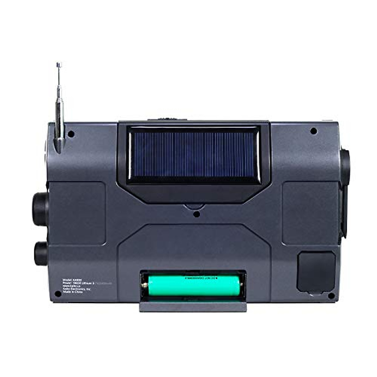 Kaito Emergency Radio Voyager Max KA900 Digital Solar Dynamo Crank Wind Up AM/FM/SW & NOAA Weather Stereo Radio Receiver with Bluetooth, Real-time Alert, MP3 Player, Recorder & Phone Charger, Black