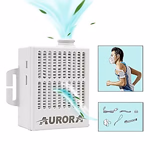 KENGEE Reusable Electrical Air Purifying Respirator, Rechargeable 3 Speeds Fan Modes Air Purifier with HEPA Filter for Outdoor Sports Housework