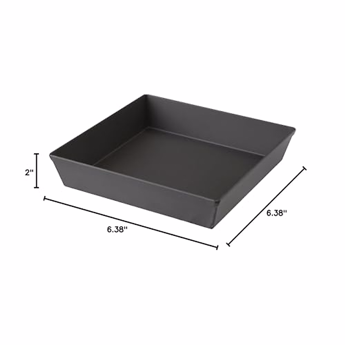 Lloyd Pans HEAVY 76DEG NESTING PAN-6X6X2-PSTK