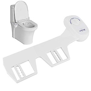 NDNCZDHC Single Nozzle Bidet Attachment for Toilet, Non Electric Bidet Toilet Seat Attachment with Self Cleaning and Hose, Bidet Sprayer for Toilet(G1/2)
