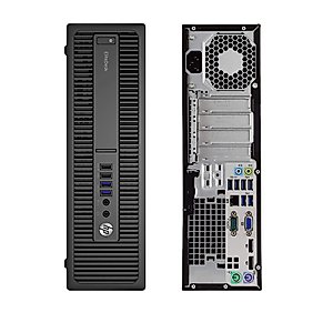 HP Slim Business Desktop Computer PC 800 G2 - Quad Core i5 6th Generation Upto 3.60 GHz, 16GB DDR4 RAM, 512GB SSD, GeForce GT 1030, HDMI, Keyboard & Mouse, USB WiFi, Windows 10 Pro 64-bit(Renewed)