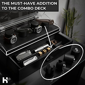 Holme & Hadfield - Combo Deck Extra Pillars - 4 Pack - Black (Pillars Only)