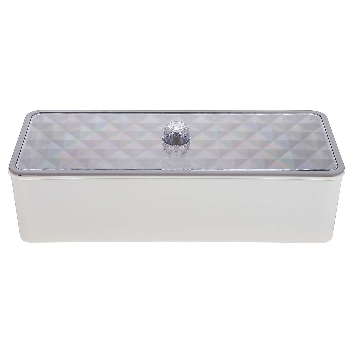 Zerodeko Chopsticks Case with Lid Chopsticks Container Cutlery Case Cutlery Holder Box Kitchen Utensils Gadgets Storage Organizers White