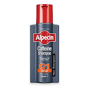 Alpecin C1 Caffeine Shampoo, 8.45 fl oz, Caffeine Shampoo Cleanses the Scalp to Promote Natural Hair Growth, Leaves Hair Feeling Thicker and Stronger