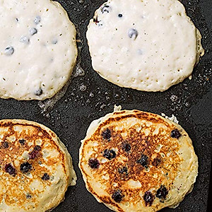 Cast Iron Reversible Grill/Griddle,12-Inch Double Handled Cast Iron Stovetop Grill/Griddle