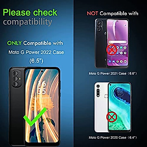 GOLDJU for Motorola Moto G Power 2022 Case Waterproof, 360° Full Body Protection Built-in Screen Protector Heavy Duty Cover IP68 Underwater Shockproof Case for for Moto G Power 2022 5G 6.5'' Black