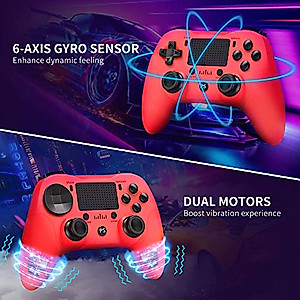 EFFUN Wireless Controller for PS4 /Slim/Pro/PC, Pa4 Controller for Playstation 4 Controller for PS4 Controller with DoubleShock, Motion Sense, Touchpad, Audio Jack, Speaker, Turbo, Gifts for Children