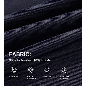 Willit Boys' Compression Shirts Youth Long Sleeve Football Undershirts Kids Baseball Quick Dry Baselayer Navy Blue L