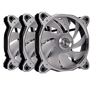 LIAN LI Bora Digital Series RGB BR DIGITAL-3R S, 120mm Addressable RGB LED PWM Fan, 3 Fans Pack - Silver Frame,Sliver