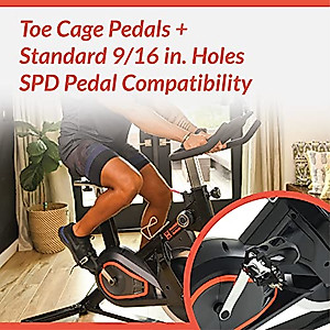 Women’s Health Men’s Health - Indoor Cycling Exercise Bike - Stationary Bike with Bluetooth Smart Connect - Stationary Exercise Bikes for Home Gym Designed to Work with the MyCloudFitness App