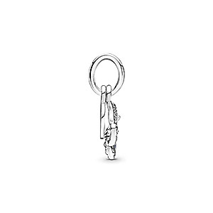 Pandora Blue Butterfly & Quote Double Dangle Charm Bracelet Charm Moments Bracelets - Stunning Women's Jewelry - Made with Sterling Silver, Cubic Zirconia & Enamel, No Gift Box