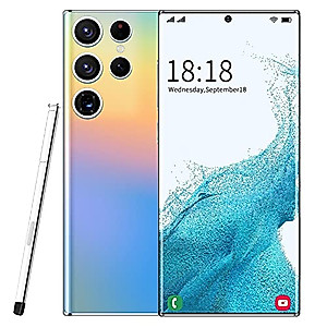 Unlocked Mobile Phones, Adnroid 12 Smart Phone HD Full Screen GPS Locator Phone, Dual SIM Unlocked Smartphones, 2MP+8MP Mobile Cell Phone, 2GB+16GB, 6.5" Face Access, 2800mAh Battery (Blue)