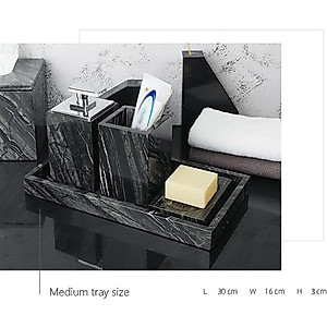 GOOFFY Marble Soap Dispenser Fillable Pressed Foam Lotion Dispenser Deluxe Soap Pump for Restrooms Soap Pump Dispenser7.4oz Soap