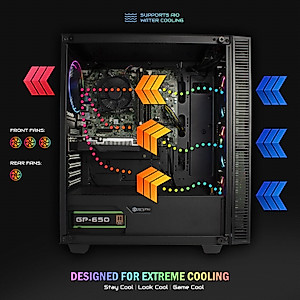 Periphio Hydra Prebuilt Gaming PC Computer - GeForce GT 1030 (2GB) Graphics | Intel Core i5-6500 (3.6GHz Turbo) | 1TB Solid State SSD | 16GB DDR4 RAM | Windows 10 Gaming Desktop | WiFi + BT (Renewed)