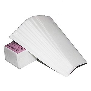 100PCS Non-woven Body Facial Hair Removal Wax Strips Hair Remove Professional Paper Depilatory Paper Salon Beauty Tool For Leg Arm Body