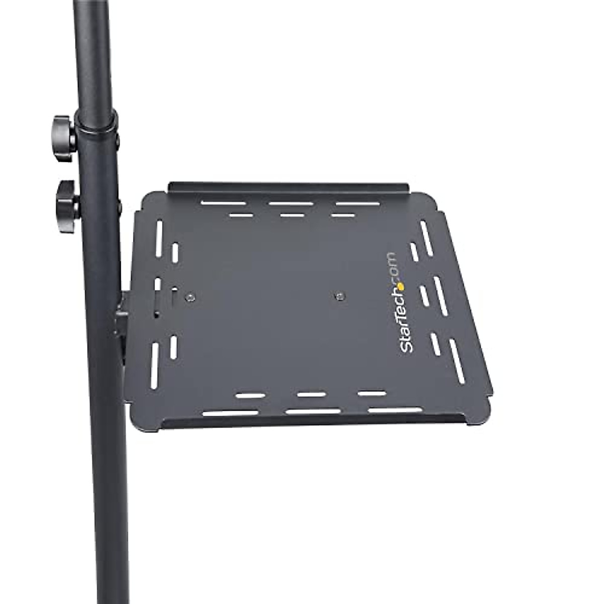 StarTech.com Mobile Projector and Laptop Stand/Cart - Heavy Duty Portable Projector Stand (2 Shelves, hold 22lb/10kg each) - Height Adjustable Rolling Presentation Cart w/Lockable Wheels (ADJPROJCART)