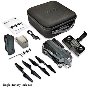 Contixo F35 GPS Drone with 4K UHD Camera 2-Axis Self stabilizing Gimbal 5G WiFi FPV RC Quadcopter Brushless Drone for Adults, Bonus 64GB SD Card Carrying Case