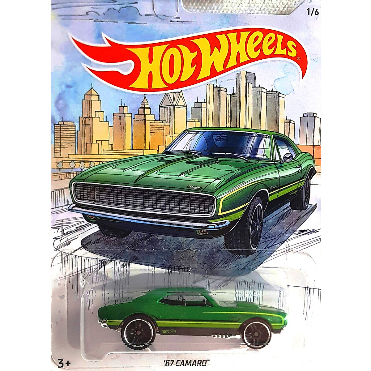 Hot Wheels Detroit Muscle Car Complete Series 6 Car Set