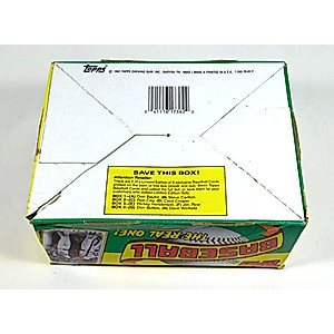 Topps 1987 Baseball Wax Pack Trading Card Box (36 Packs) Possible Rookie Cards Including Barry Bonds, Rafael Palmeiro and Barry Larkin