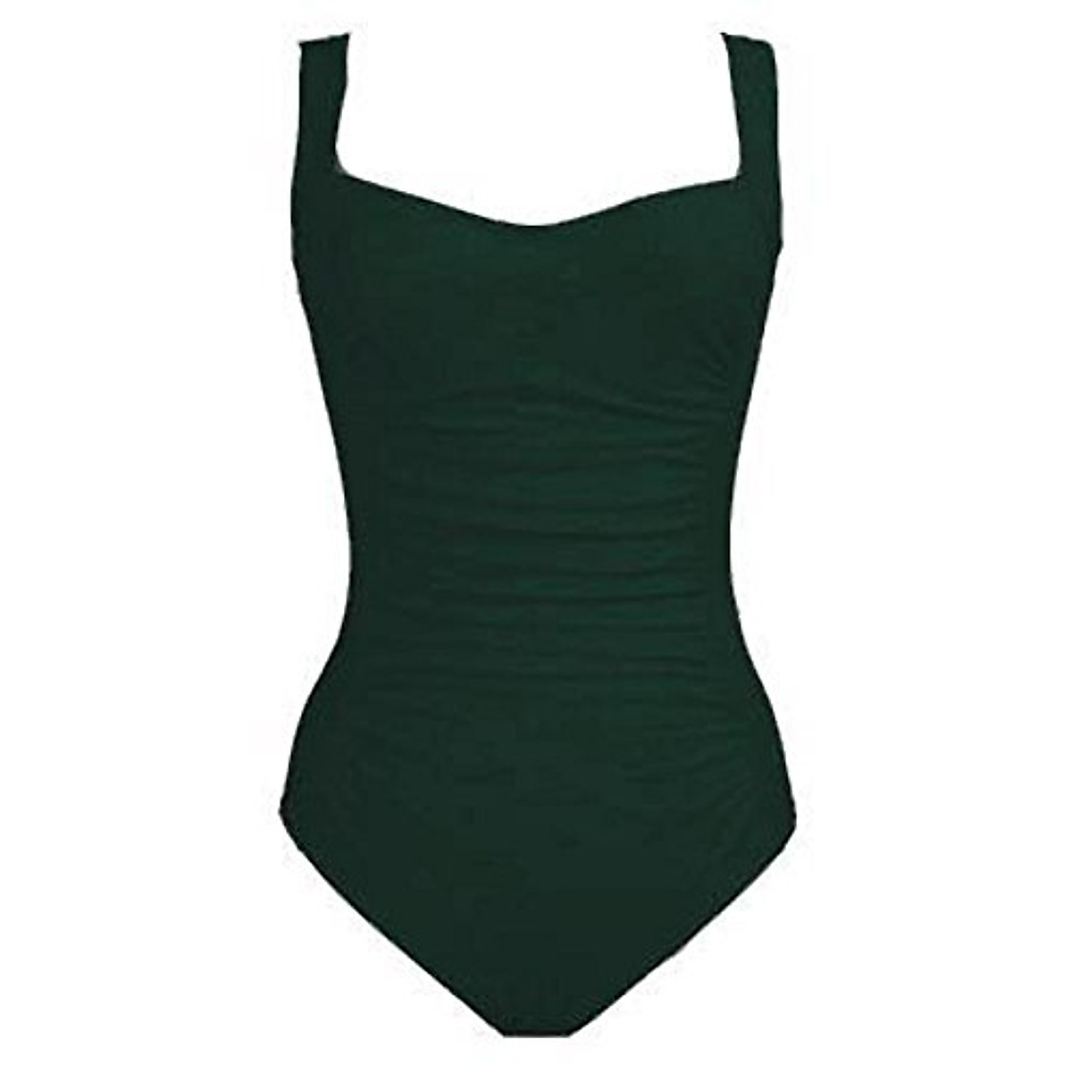 Karla Colletto Square Neck One Piece Swimwear BA-D70 (Navy, 8)