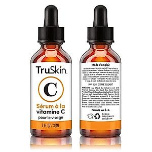 TruSkin Vitamin C Serum for Face – Anti Aging Face & Eye Serum with Vitamin C, Hyaluronic Acid, Vitamin E – Brightening Serum for Dark Spots, Even Skin Tone, Eye Area, Fine Lines & Wrinkles, 2 Fl Oz