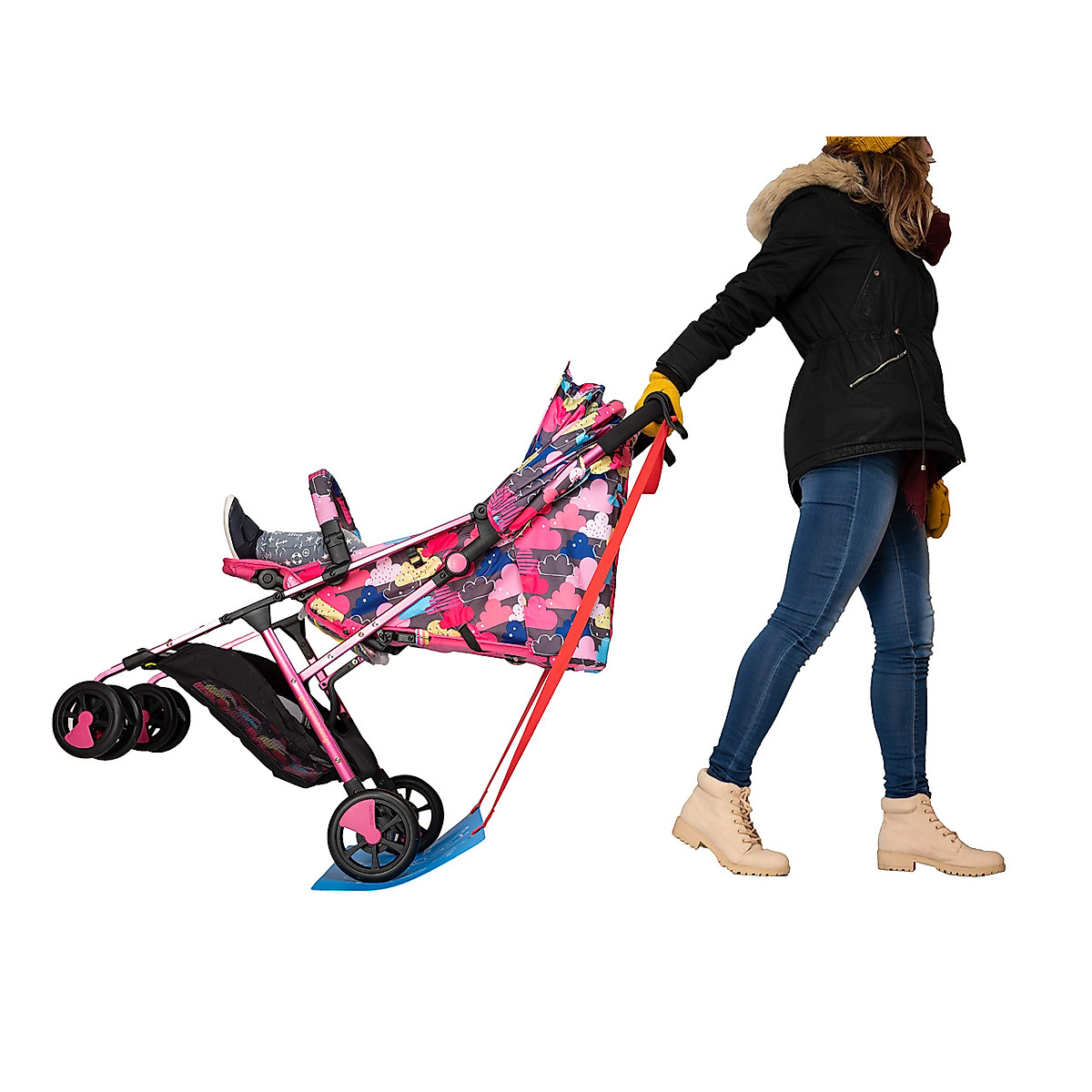 SandSliders - Aid to Ease Movement of Stroller over Sand