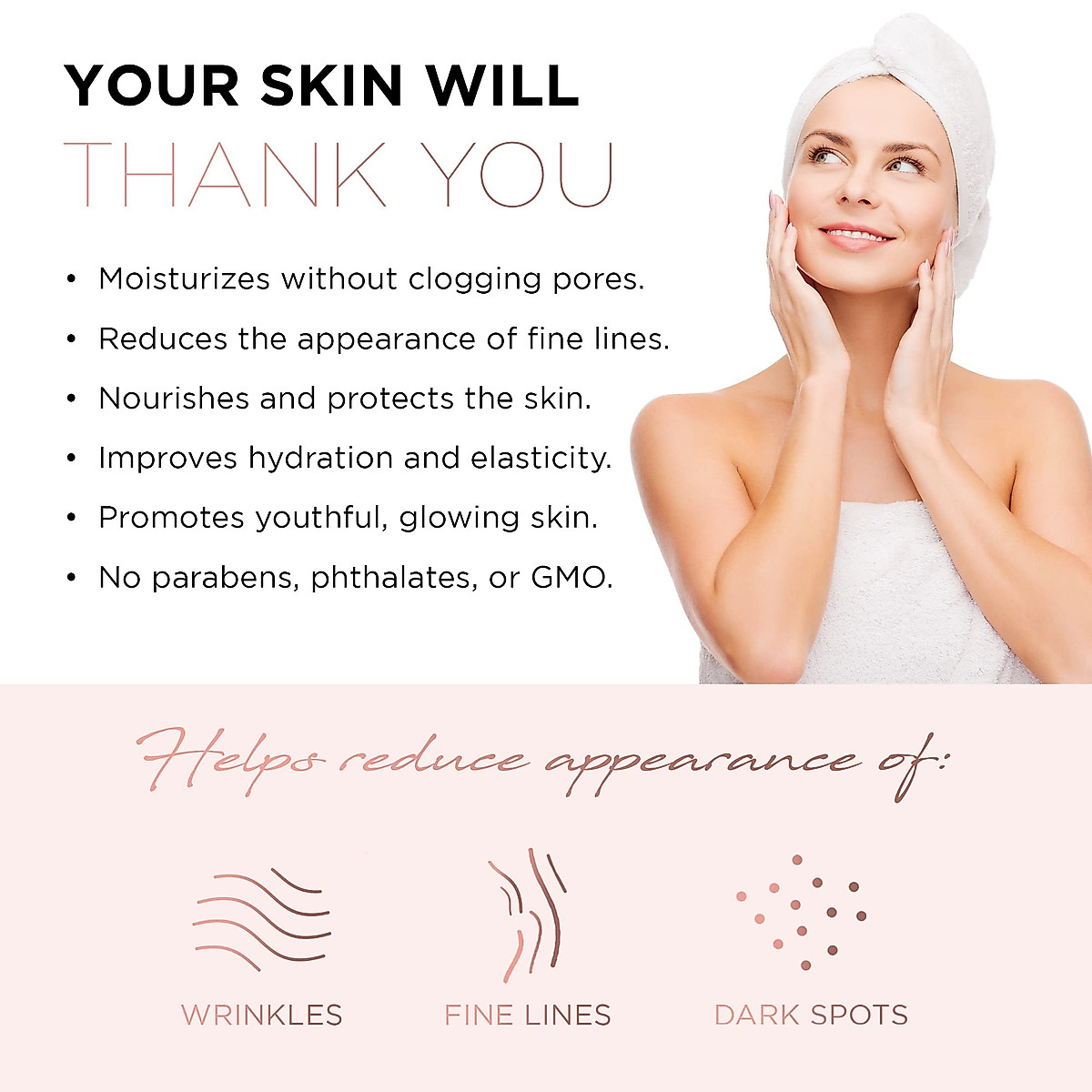 Azure Cosmetics Skin Treatment Mask - Deeply Hydrates, Tightens and Smooths Dry Skin, Softens Wrinkles and Fine Lines, Radiant and Glowing Skin