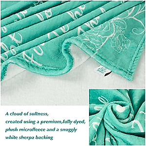 Gifts for Mom on Mothers Day from Daughter Son, Throw Blanket for Mom Birthday Anniversary Presents,Soft Bed Flannel Blanket for Christmas 65" × 50"