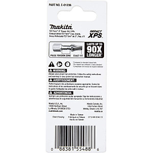 Makita E-01236 Impact XPS™ T27 Torx 3" Power Bit, 2/pk