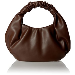 The Drop Women's Addison Soft Volume Top Handle Bag, Chocolate, One Size