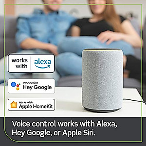 Leviton D23LP-2RW Decora Smart Wi-Fi Mini Plug-In Dimmer (2nd Gen), Works with Hey Google, Alexa, Apple HomeKit/Siri, and Anywhere Companions, No Hub Required