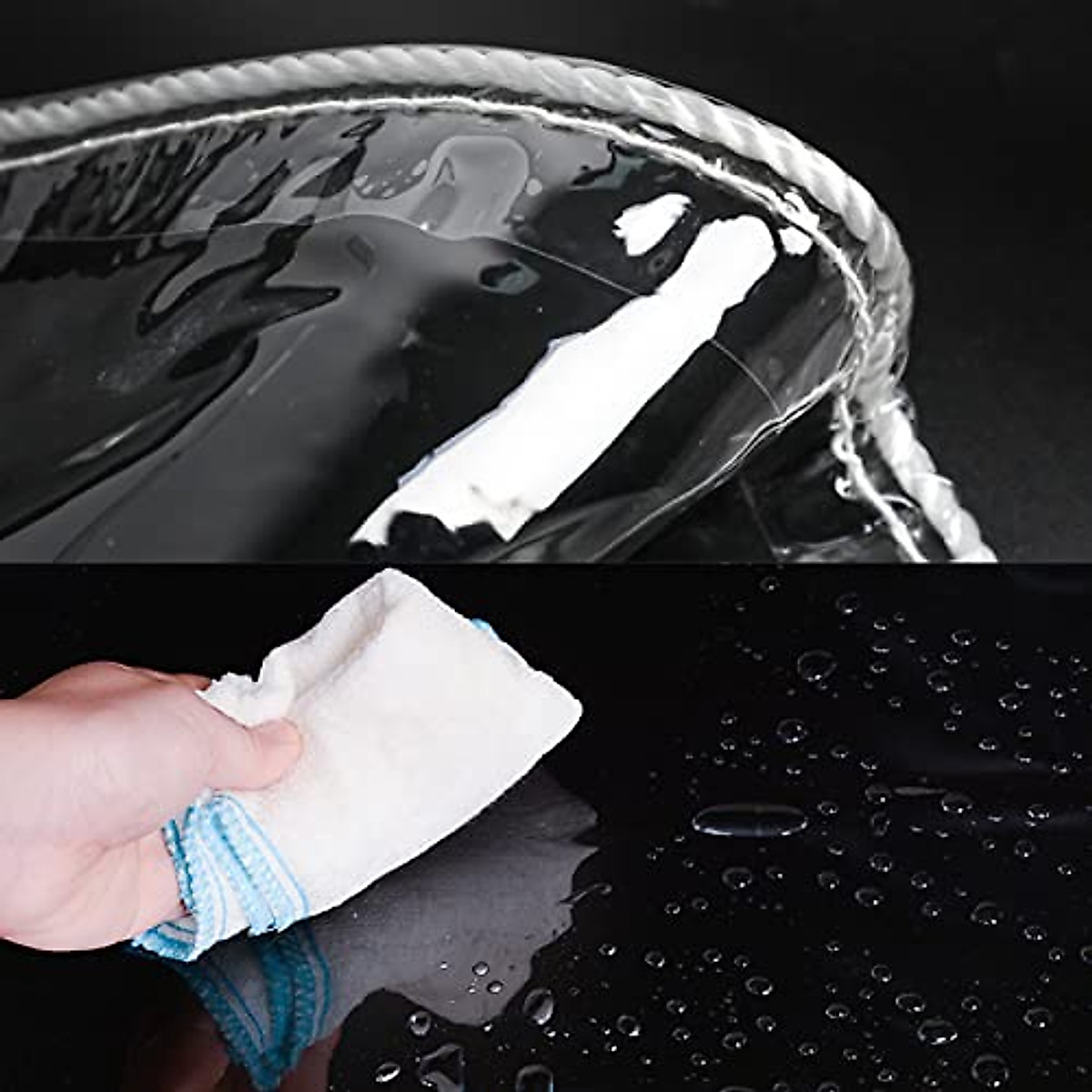 PVC Plastic Cloth, Outdoor Waterproof Tarpin, Multifunctional Windproof Torrent, Iletted Folding Thickness 0.35mm, Thin Rooftop Greening House Garden Garden House Agriculture Cleaning Vegetable Agricu