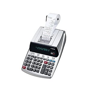 Canon Office Products 2198C001 Canon MP11DX-2 Desktop Printing Calculator with Currency Conversion, Clock and Calendar