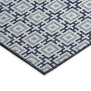 Dalyn Rugs Indoor/Outdoor Marlo MO1 Blue Washable 8' x 10'