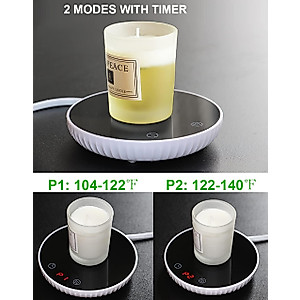 Candle Warmer, Coffee Mug Warmer, Warmer Plate for Wax, Jar, Desktop Cup Warmer Plate, Gift for Women