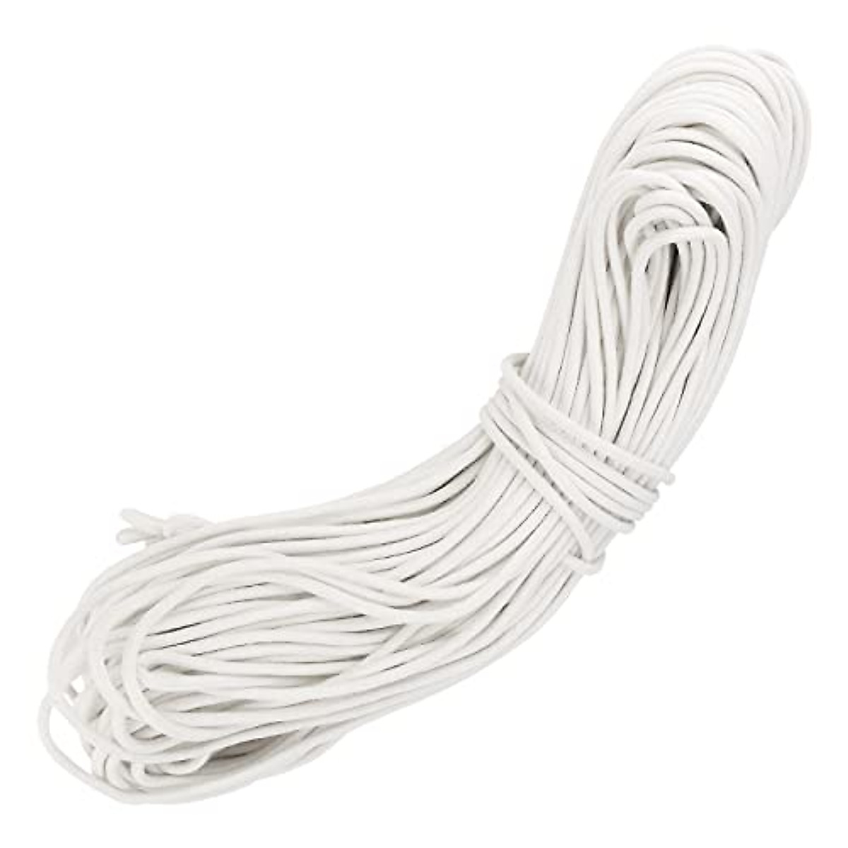 MOUYAT 328 Ft x 1/4 Inch Natural Cotton Rope, White Clothesline Cotton Cord, All Purpose Braided Cotton Cord Utility Rope for Clothes Hanging, Macrame, Plant Hanger, Knitting Crafts