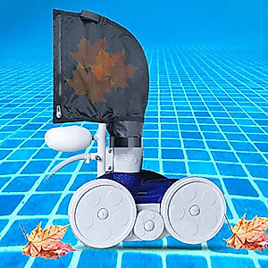 UCEDER Black Nylon Mesh Pool Cleaner Bags,All Purpose Filter Bag K13 K16 with Zipper Replacement for Polaris 280 and 480 Pool Cleaner(2 Pack)