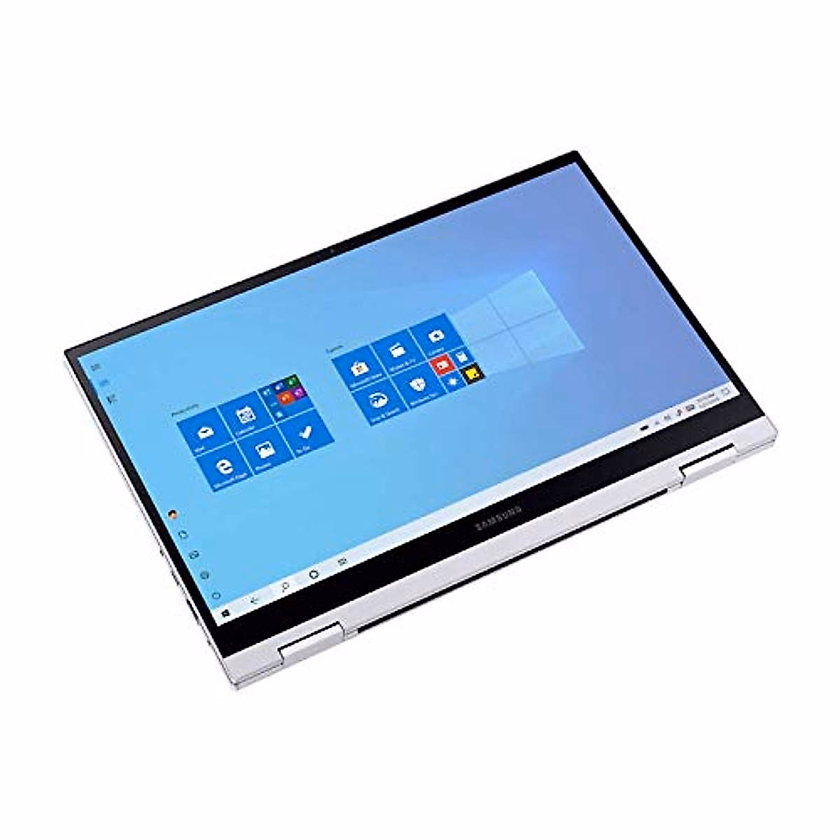 2020 Samsung Galaxy Book Flex Alpha 13.3" QLED FHD 1080p Multi-Touch 2-in-1 Business Laptop (Intel Quad-Core i5-10210U, 8GB RAM, 256GB SSD) Backlit, Wi-Fi 6, Windows 10 Home + IST Computers HDMI Cable