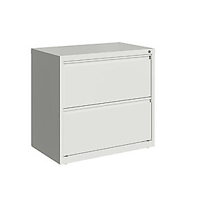 Hirsh 30-in Wide HL10000 Series 2 Drawer Metal Lateral File Cabinet White