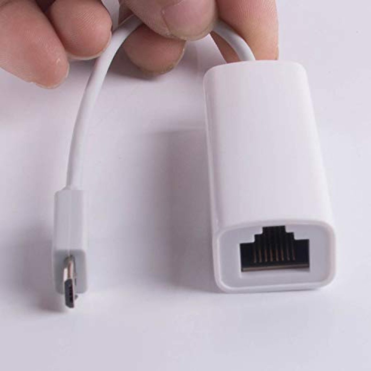 USB to RJ45 LAN Ethernet Adapter 100Mbps USB to RJ45 LAN Converter 10M 100M with Asix AX88772B AX88772 Chip (Micro USB to RJ45)